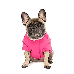 Canada Pooch Torrential Tracker Dog Rain Jacket - Easy On, Adjustable Full Body Coverage, Waterproof, Functional Pockets, Reflective Trim Rain Coat for Dogs, Great for Dogs