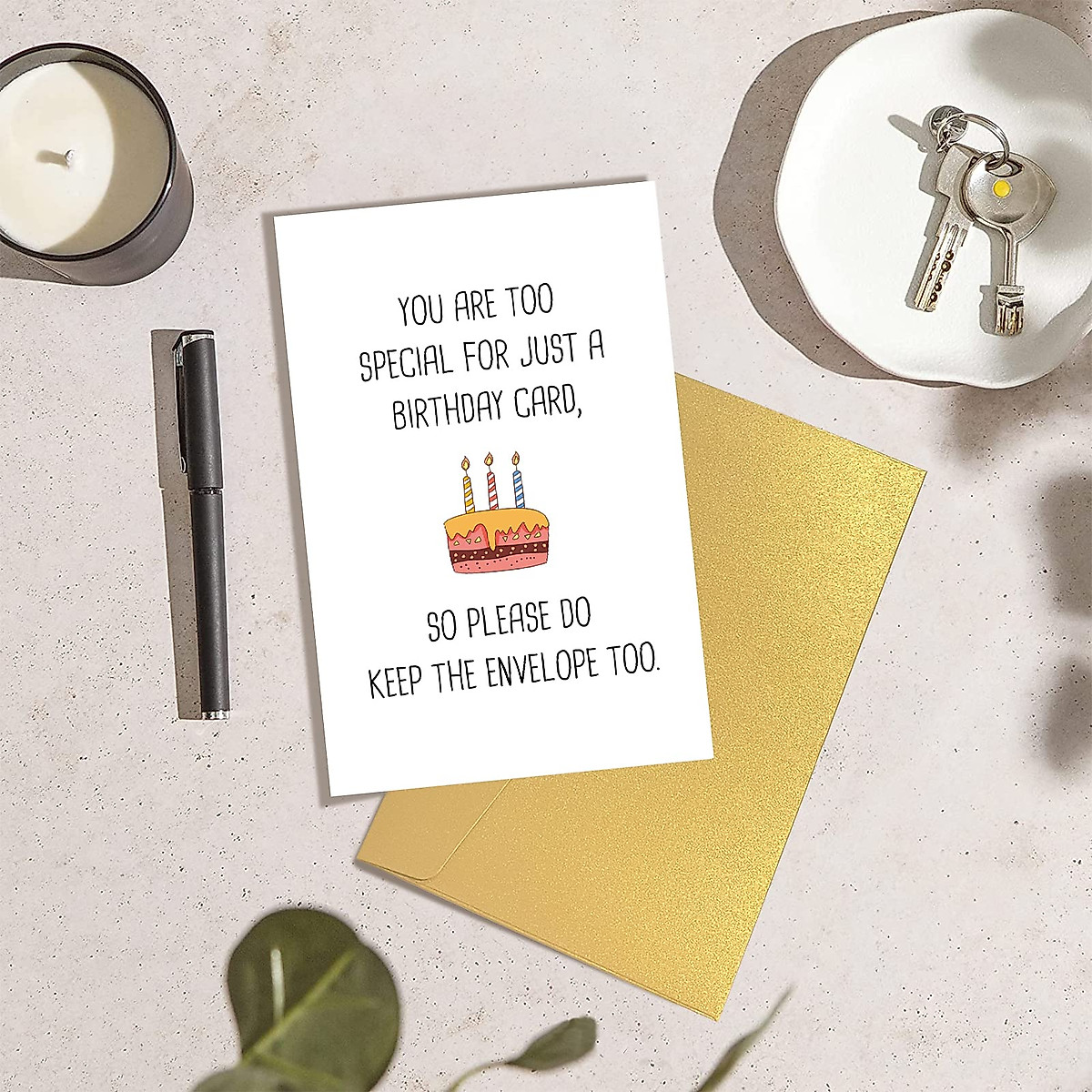 Snarky Birthday Card for Friends, Funny Birthday Card Gift for Him Her, Rude Birthday Card, You Are Too Special for Just A Birthday Card