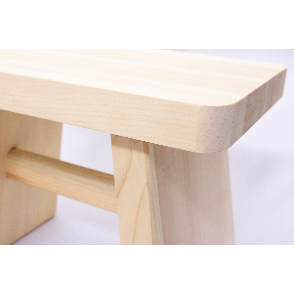 Ichihara Woodworking Bath Chair, Beige, 10.2 x 6.1 x 7.1 inches (26 x 15