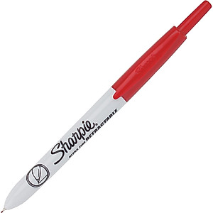 Sharpie Ultra Fine Point Permanent Markers, 12 Red Markers(37002) Color: Red Office Supply Product
