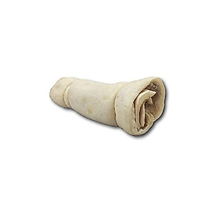 Top Dog Chews – 6” Variety 3 Pack, 1 Roasted Buffalo Beef Cheek Roll, 1 with Bully Dust Sprinkles, and 1 Chicken Wrapped.
