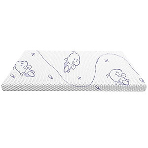 Alwytlon Pack n Play Mattresses, Pack and Play Mattress Pad, Playard Mattress Memory Foam, Portable Toddlers Mattress Firmness Featuring Soft Removable Washable Outer Cover(38"x26"x2.4")