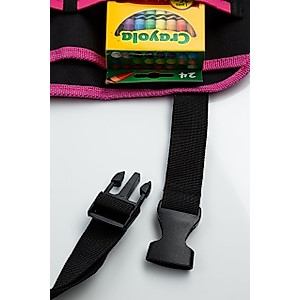 KidsEmbrace Batman Back Seat Organizer, DC Comics Batgirl Deluxe 6 Pockets, Pink