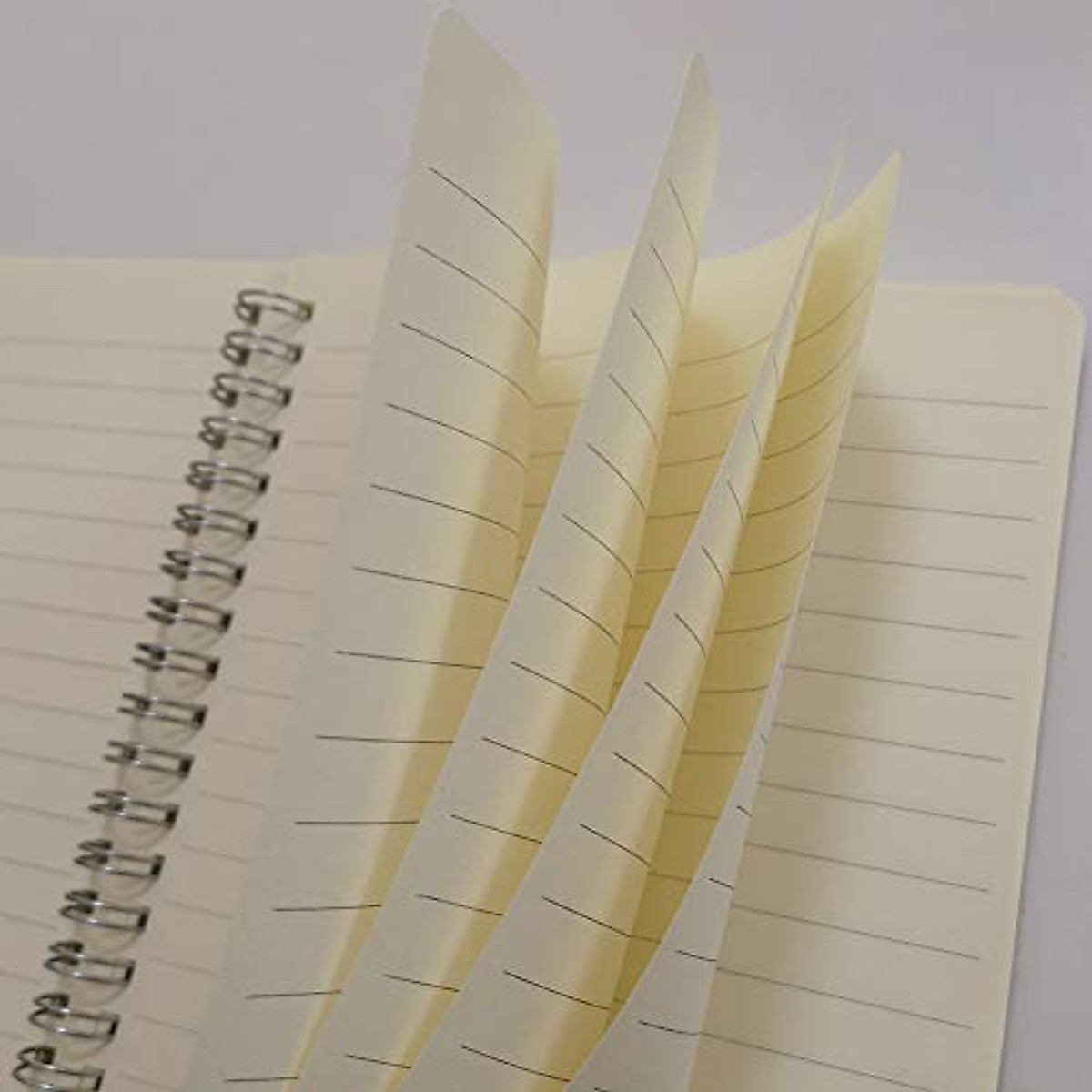 YUREE Spiral Notebook/Spiral Journal, Hardcover Spiral Lined Notebook, 140 Pages (70 Sheets) with Wide Ruled, A5, 8.4" x 5.9"