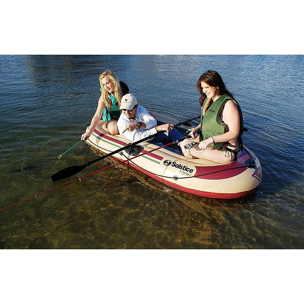 Solstice Voyager Inflatable Boat - 4-Person