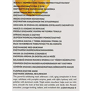 Peter Thomas Roth | Pumpkin Enzyme Mask | Enzymatic Dermal Resurfacer, Exfoliating Pumpkin Facial Mask for Dullness, Fine Lines, Wrinkles and Uneven Skin Tone