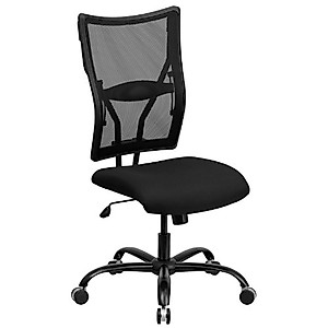 Flash Furniture HERCULES Series Big & Tall 400 lb. Rated Black Mesh Executive Swivel Ergonomic Office Chair