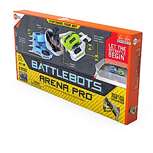 HEXBUG BattleBots Arena Pro, Remote Control Robot Toys for Kids with Over 100 Configurations, STEM Toys for Boys & Girls Ages 8 & Up, Batteries Included