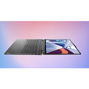 LENOVO Yoga 7I 16" 2-in-1 WUXGA 16:10 Touchscreen Laptop, Intel Core I5-1335U, Fingerprint Reader, Backlit KB, 2xThunderbolt, Wi-Fi 6E, Storm Grey, Win 11 W/Stylus Pen (8GB RAM | 512GB PCIe SSD)