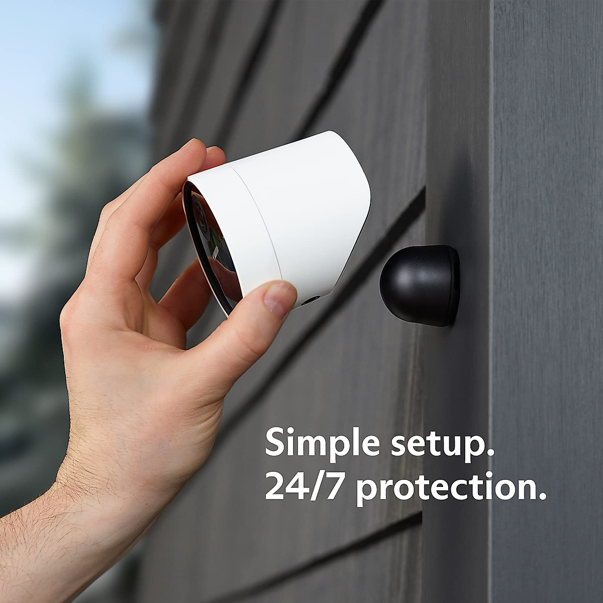 SimpliSafe 7 Piece Wireless Outdoor Camera Home Security System - Optional 24/7 Professional Monitoring - No Contract - Compatible with Alexa and Google Assistant