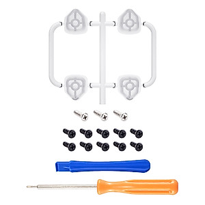 eXtremeRate Ergonomic Split Dpad Buttons (SDP Buttons) for PS5 Controller, Clear Independent Dpad Direction Buttons for PS5 Edge, for PS4 All Model Controllers - Controller NOT Included