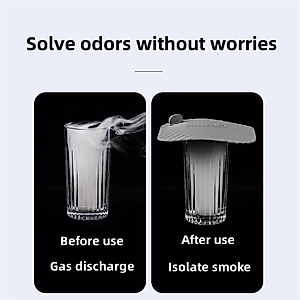 MAOYONG Silicone Square Drain Cover, Anti-Odor Plug for Bathtub, Shower, Kitchen Sink, 3 Pack