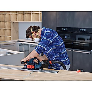 BOSCH GKT18V-20GCL14 PROFACTOR™ 18V Connected-Ready 5-1/2 In. Track Saw Kit with (1) CORE18V® 8 Ah High Power Battery