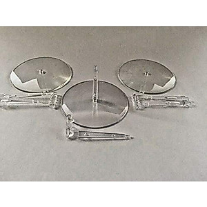 Lot of 10 60mm Large Flying Bases + Stems Flyer Flight Used for Warhammer 40k & AoS Games