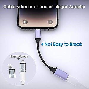 TechMatte USB C to Lightning Cable Adapter, [2 Pack] 4 inch 27W PD Fast Charging Compatible with iPhone/iPad/iPod/AirPods