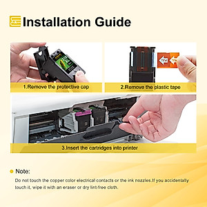 PGI35 CLI36 PGI-35 CLI-36 - SHEENGO Compatible Ink Cartridges Replacement for Canon PGI35 CLI36 PGI-35 CLI-36 to Compatible with Canon PIXMA IP110 TR150 IP100 MINI260 MINI320 Printer (9 Pack)