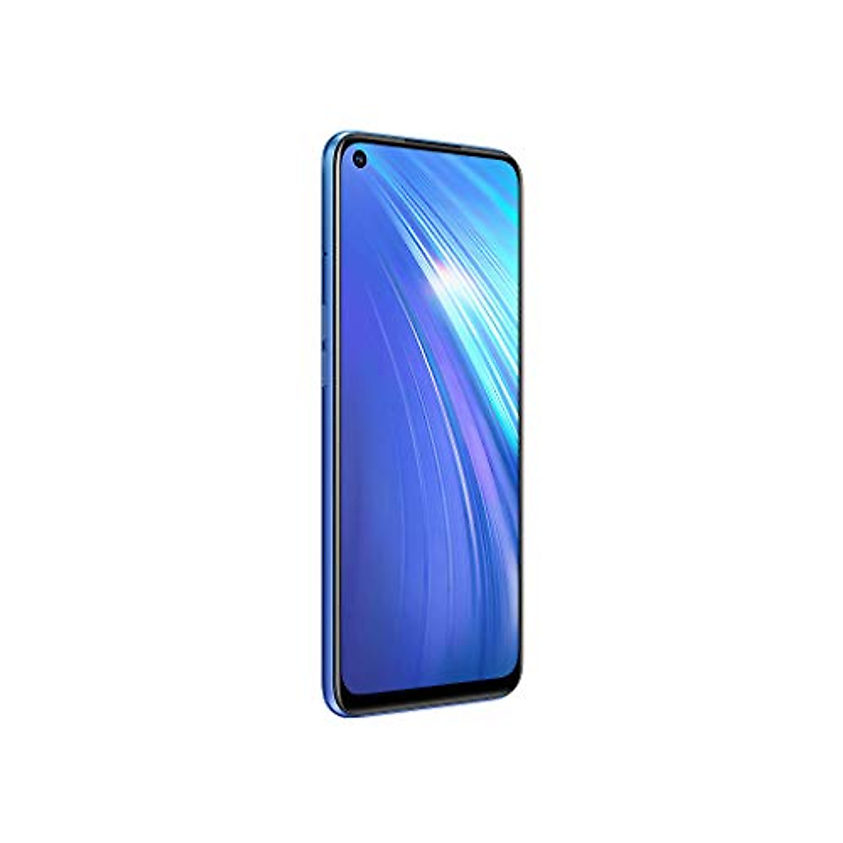 Realme 6 (64GB, 4GB) 6.5" 90Hz Display, 30W Fast Charge, MediaTek Helio G90T, GSM Unlocked Global 4G LTE (T-Mobile, AT&T, Metro) International Model - RMX2001 (64GB SD Bundle, Comet Blue)