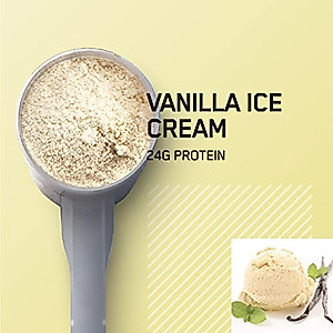Optimum Nutrition Gold Standard 100% Whey Protein Powder, Vanilla Ice Cream, 2 Pound (Packaging May Vary)