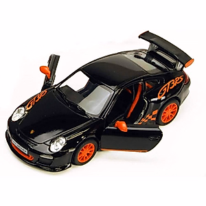 KiNSMART Porsche 911 GT3 RS 1:36 Scale 5inch Die Cast Model Toy Sports Car - Black