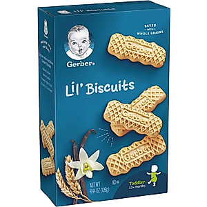Gerber Lil' Biscuits Vanilla Wheat (Pack of 6)