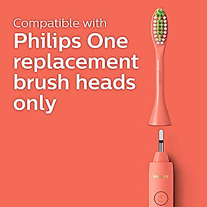 Philips One by Sonicare Battery Toothbrush, Miami Coral, HY1100/01