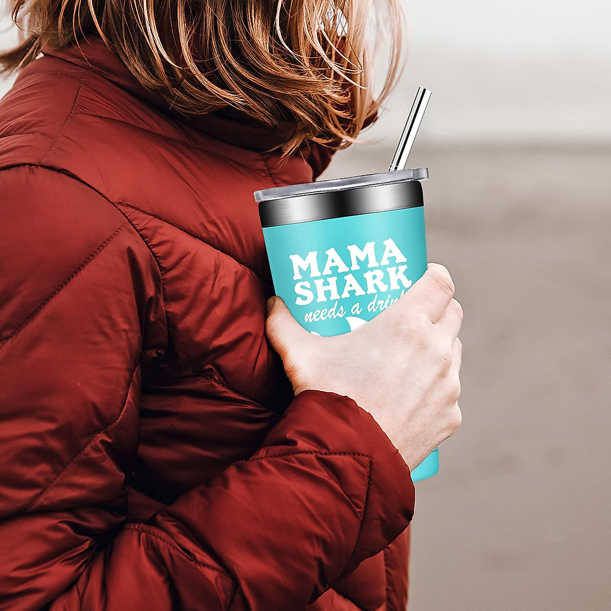 Fufendio Mothers Day Gifts for Mom from Daughter - Funny Best Mom Birthday Gifts from Son, Kids - Tumbler Mug Cup