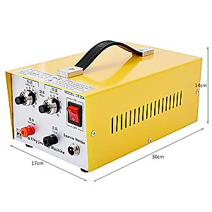 MXBAOHENG 2 in1 Pulse Sparkle Spot Welder Gold Silver Platinum Jewelry Welding Machine 30A (110V)