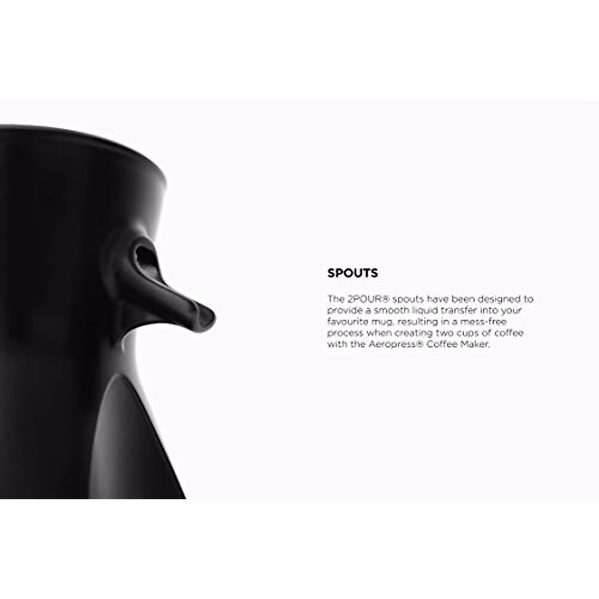 2POUR® The New Dual Press Accessory Compatible With The Aeropress® Coffee Maker, Delter Coffee Press or Pourover.