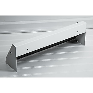SteelCrest BTU15BBSWH Bronze Series Designer Baseboard Vent with Air-Volume Damper, White