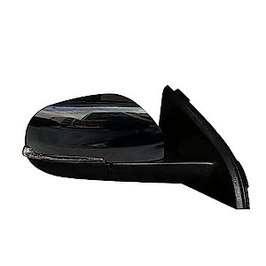 Car Accessories Rearview Mirrors Assembly Compatible With Volvo S60 V60 2011-2018 Auto Heated Folding Cover Turn Signal Reversing Lights (Color : 11 Wire Left)