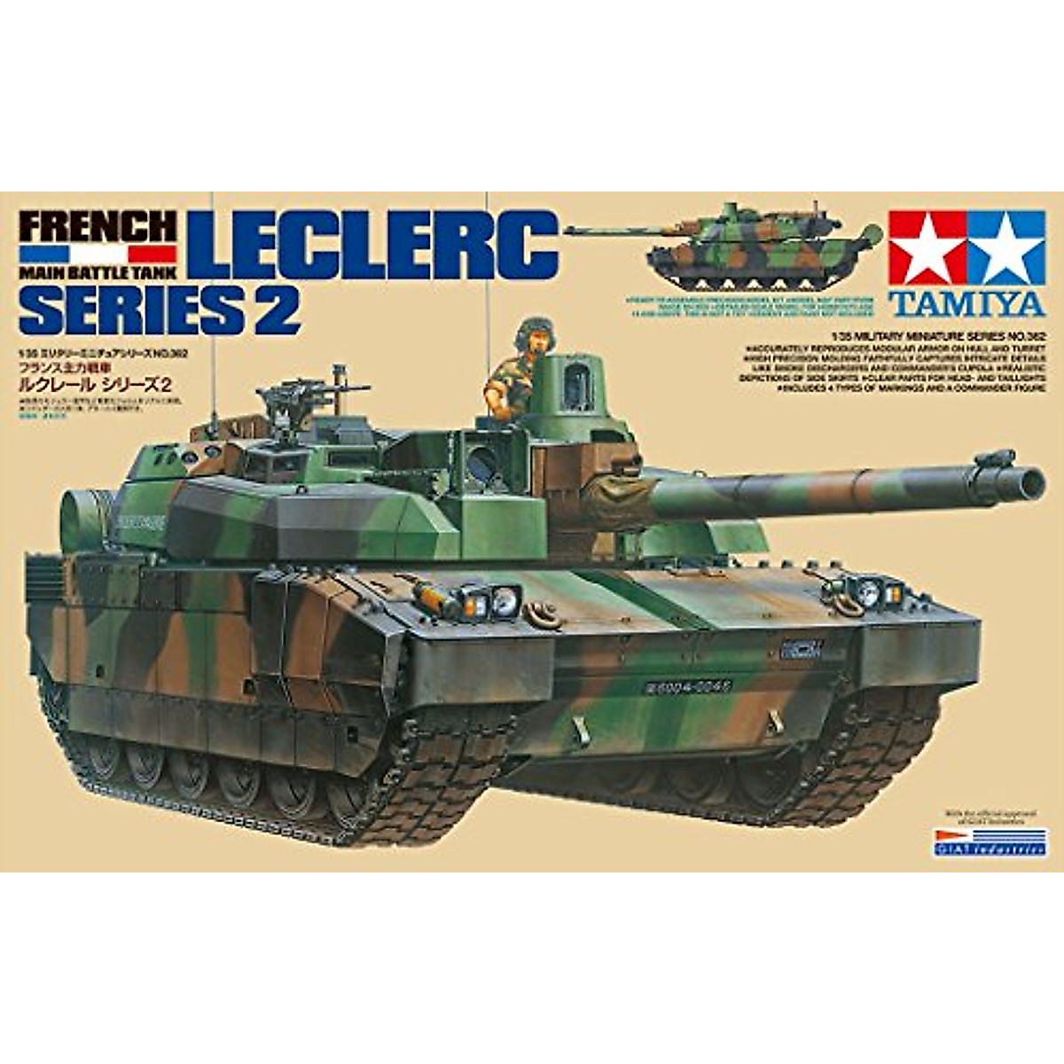 TAMIYA 35362 1/35 French Main Battle Tank Plastic Model Kit
