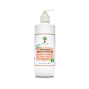 pawTree Salmon Oil-Dog and Cat Fish Oil Supplement-Ideal for excessive shedding control, seasonal allergies, itch relief, dry, irritated skin. With over 15 heart-healthy Omega-3 & Omega-6 Fatty Acids.
