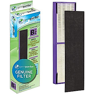 Germ Guardian FLT4850PT True HEPA Genuine Air Purifier Replacement Filter with Germ Guardian FLT5250PT True HEPA Genuine Air Purifier Replacement Filter