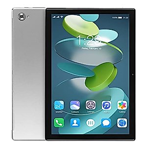 Vikye 10.1 Inch Tablet, 10.1 Inch FHD Screen Octa Core CPU 8GB RAM 256GB ROM 5MP 13MP Dual Camera 5G WiFi 4G LTE Tablet with BT Keyboard (US Plug)