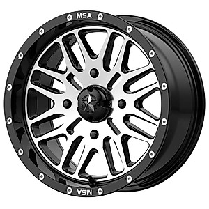 MSA Offroad Wheels MA38 22X7 4X156 G-BLK MACH 10MM - M38-022756
