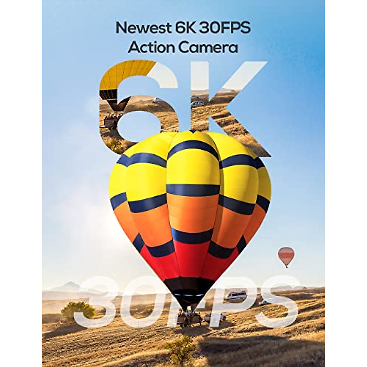 iZEEKER Action Camera 4K 24MP with Touchscreen, 40M Underwater Camera Waterproof, Dual Screen Vlog Camera with EIS3.0, WiFi, Remote Control with 2X 1350mAh Batteries,Charger and Accessory Kit-iA800