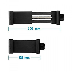 Manfrotto Stand for Universal Cell Phone, with A Bonus ZAYKiR Adapter, Rotates Vertical and Horizontal