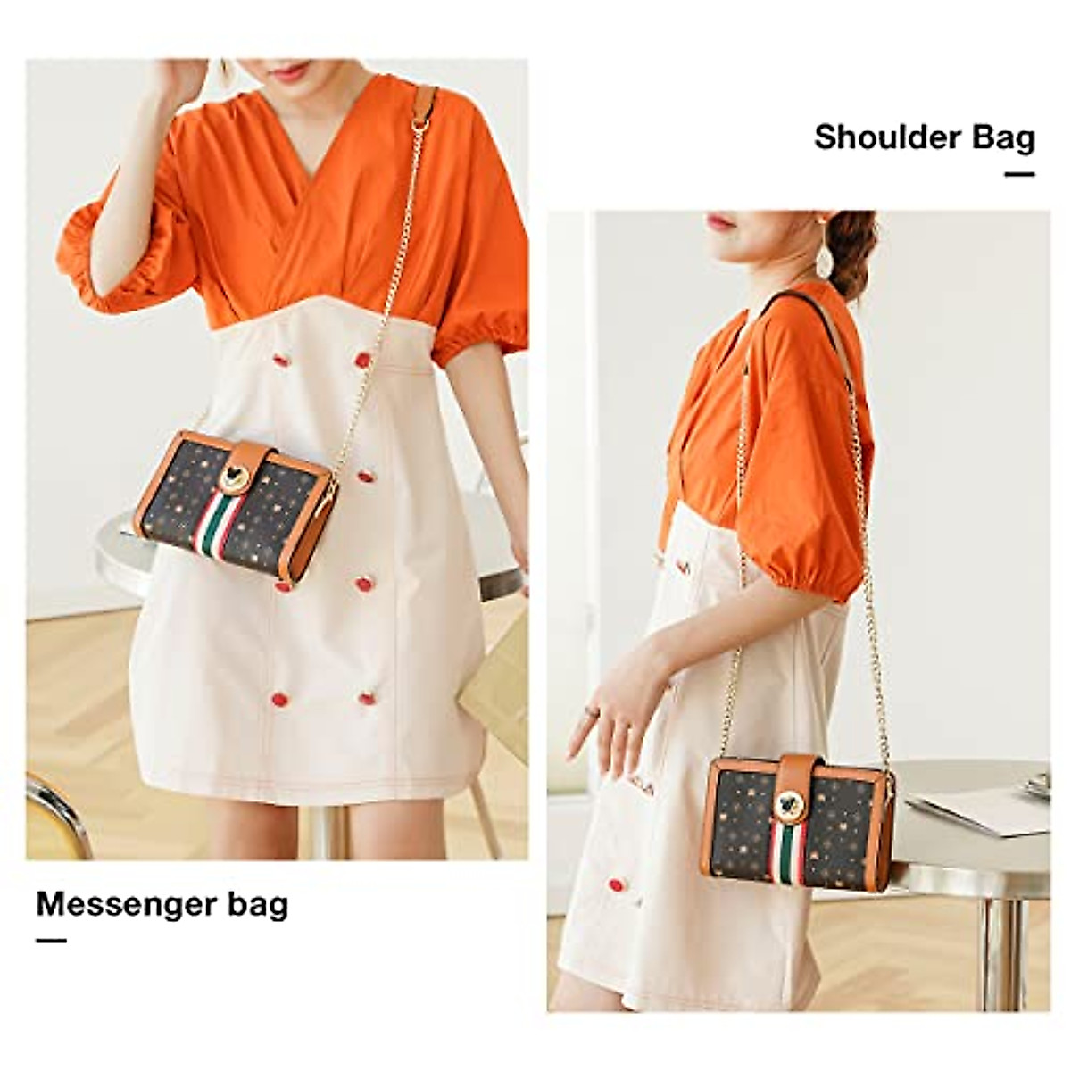 PVC Faux Leather Crossbody Bag for Women Large Capacity Satchel Purses for ladies Top Handle Shoulder Signature Handbags Shoulder bags