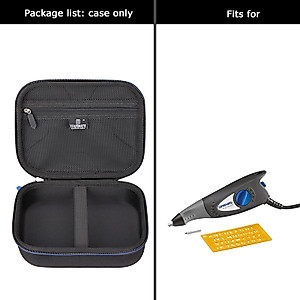 Tourmate Travel Carrying Case for Dremel 290-02 120-Volt Engraver Rotary Tool (ONLY CASE)