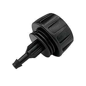 5 Pack 1/4 Inch Drip Irrigation Tubing to Faucet/Garden Hose Adapter, 1/4" Drip Irrigation Fitting Hose Connectors, Convert 3/4" Garden Hose to 1/4" Drip Tubing for Irrigation Kits