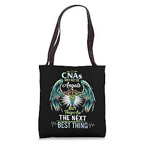 CNA Nurse For Women Angels Nursing School Nurses Week Mother Tote Bag
