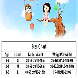 JackLoveBriefs Potty Training Pants for Girls, Toddler Learning Designs Training Underwear Pants(8 Packs, White, 2-3T, S)