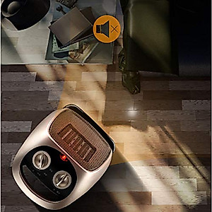 Outdoor Garden Heater Household Ceramic Fan Heater Upright Heater with Overheat Protection, Tip-over Protection Switch Adjustable Thermostat,Perfect for Office And Bedroom Patio He