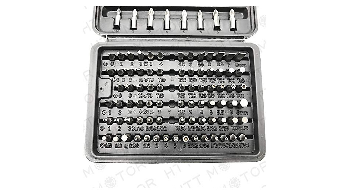 HTTMT 100-Piece Tamper Proof Bit Set - Perfect for DIY