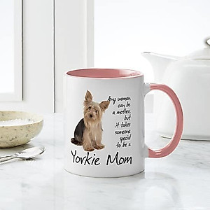 CafePress Yorkie Mom Mugs Ceramic Coffee Mug, Tea Cup 11 oz