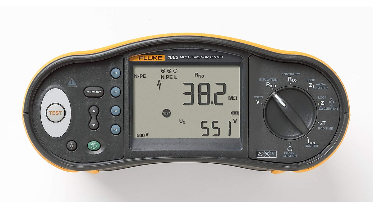 Fluke 1662 Multifunction Installation Tester - Fast, Accurate, Reliable