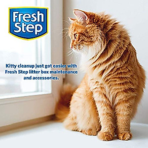 Fresh Step Drawstring Cat Litter Box Liners, Scented, Jumbo Size, 36" x 19" - 7 Count | Kitty Litter Bags, Cat Litter Liners for All Cats To Keep Your Home Clean