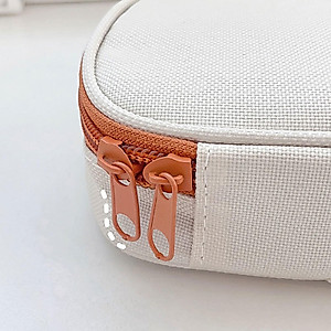 Kawaii Pencil Case Cute Pencil Case Aesthetic Cute Pencil Pouch Cute Stationary Kawaii School Supplies for Teen Girls (Off White-C)…