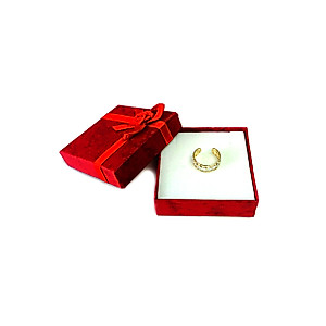 Jewelry Affairs 14K White And Yellow Gold Diamond Cut And Millgrain Design Adjustable Toe Ring 6mm