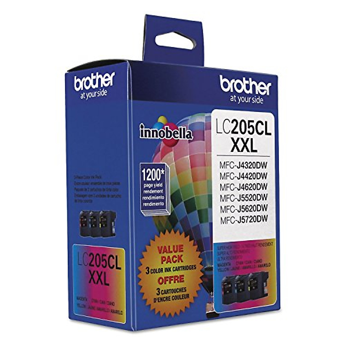 Brother Lc2053pks Lc2053pks Innobella Super High-Yield Ink Cyan/Magenta/Yellow 3/Pk